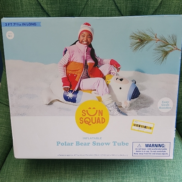 Target | Toys | Target Sun Squad Polar Bear Snow Tube Blue And White ...